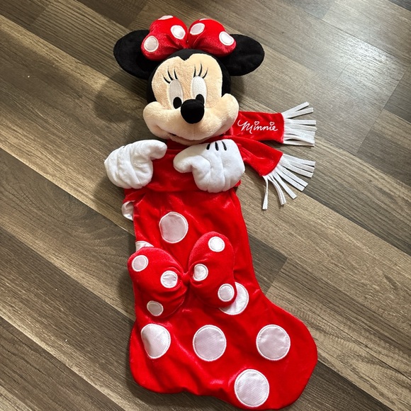 Disney | Holiday | Disney Minnie Mouse Plush Christmas Stocking | Poshmark